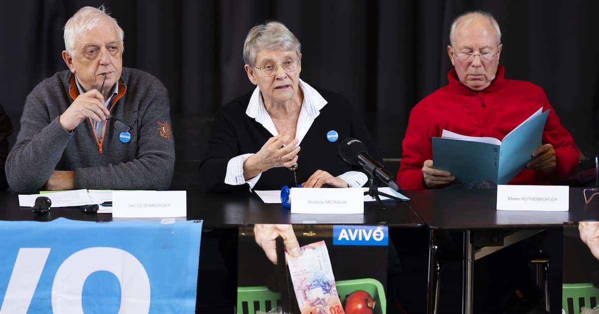 «Respect et solidarité»: l'Avivo milite pour une 13e rente AVS